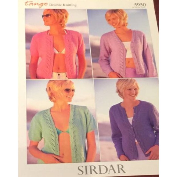 Sirdar | Art | New Sirdar 595 Tango Double Knitting Long Short Sleeve ...